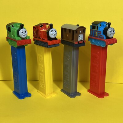 Pez Thomas the Train & Friends Loose Lot of 4 Candy Dispensers James ...