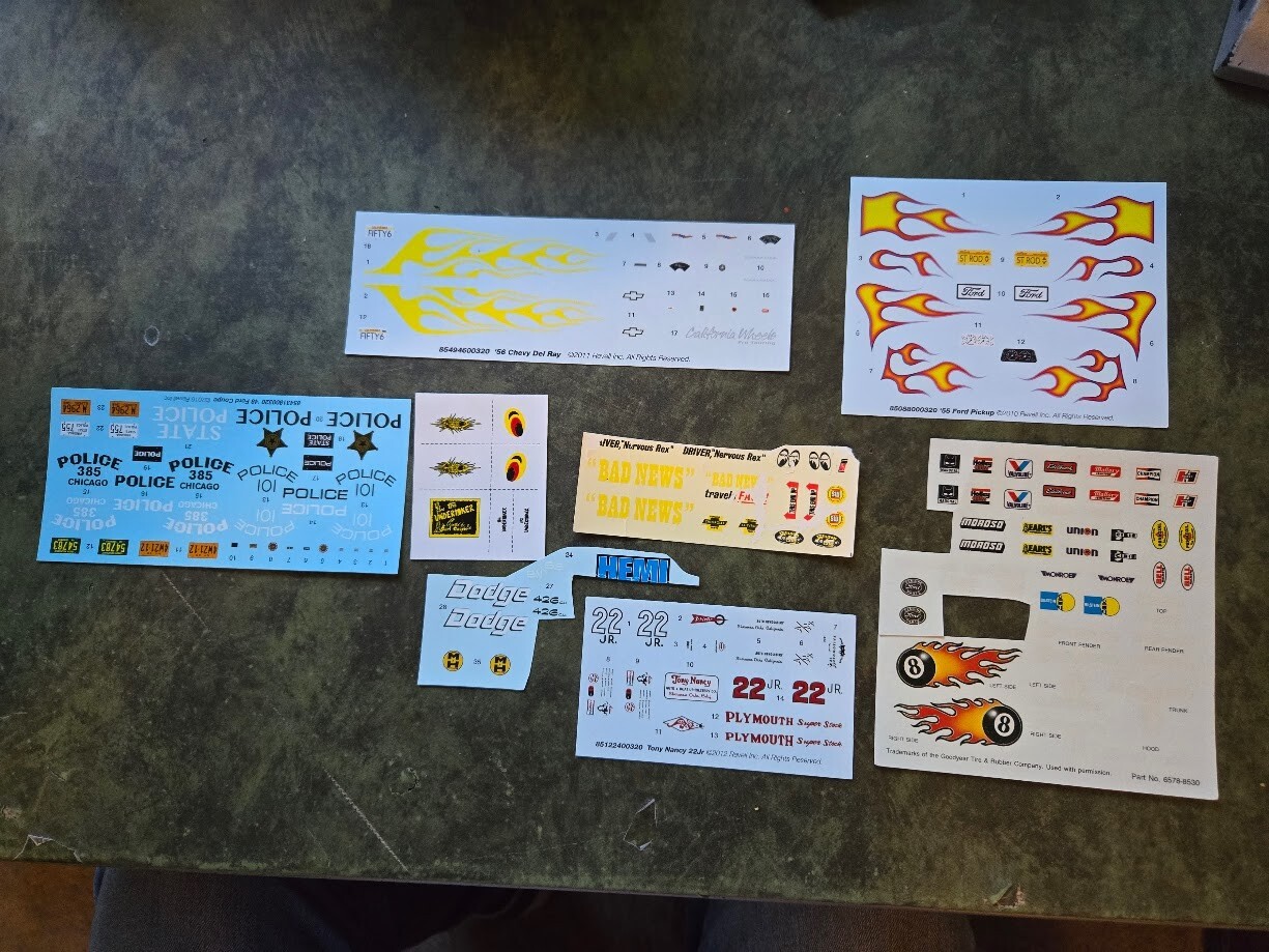Small Lot of Model Car Decals | eBay