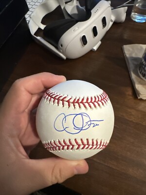 CARLOS QUENTIN Original Signed Autographed OML Rawlings Baseball ...
