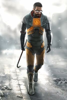 Half Life 2 Poster |4 Sizes| #1 PC PS3 Xbox Mac Orange Box 360 Linux ...