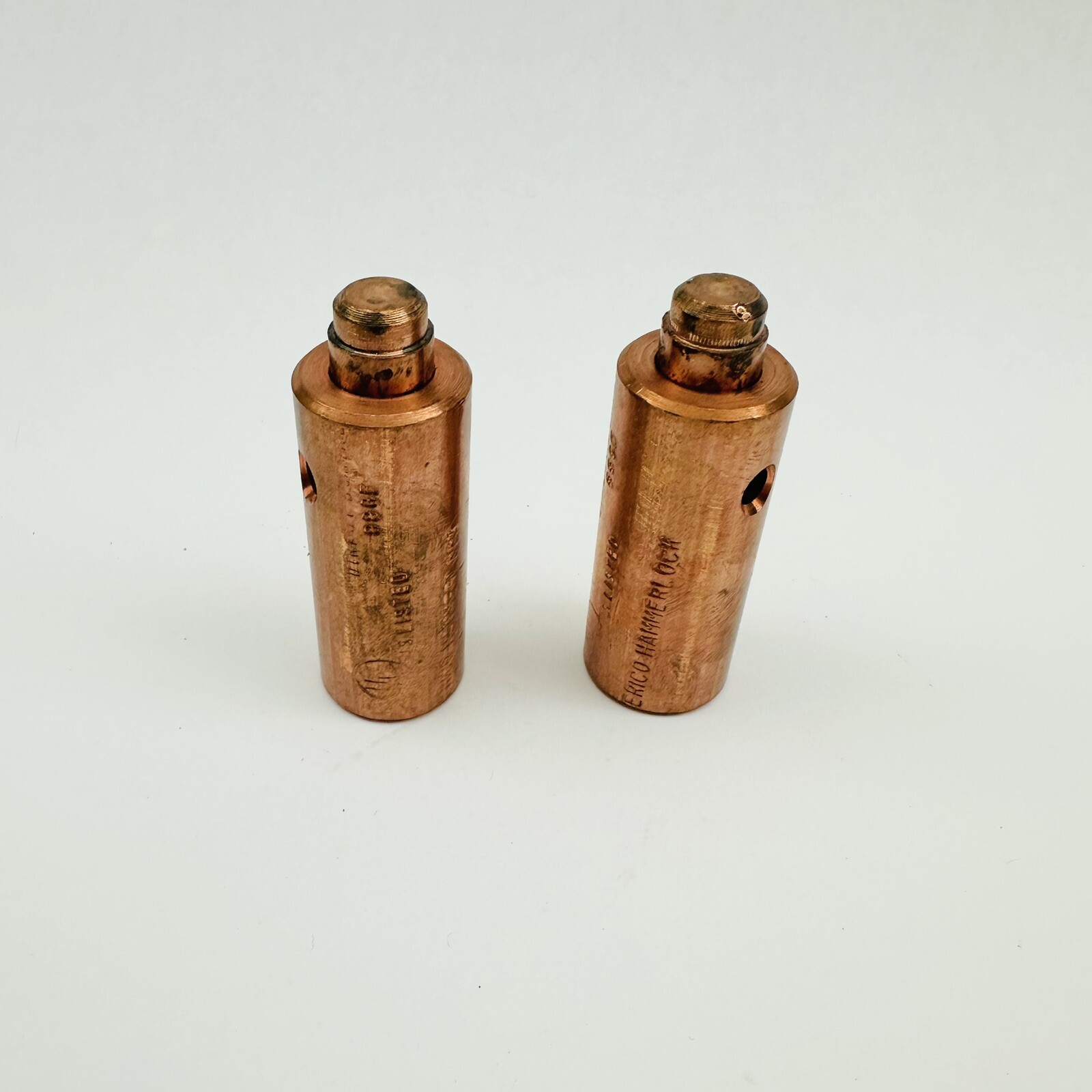 LOT OF 2 NVENT ERICO EHL58C1K GROUND ROD CONNECTOR,HAMMER LOCK,COPPER ...