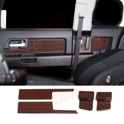 2007-2020 For Toyota FJ Cruiser Wood grain Look Inner Door Molding ...