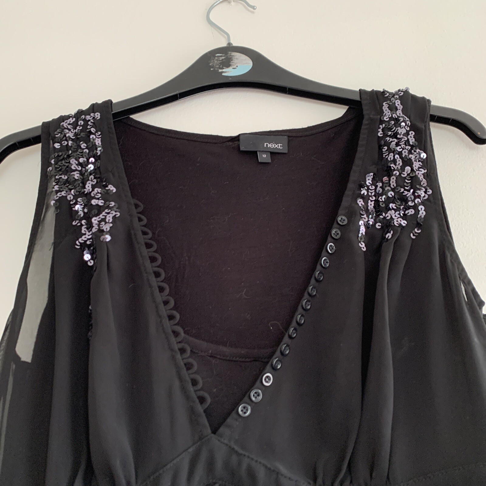 ladies evening top size 12 Worn Once | eBay UK