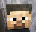 Minecraft Steve Block Head Box Mask & Axe Ax Tool Halloween Costume ...