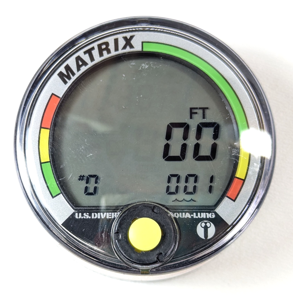 US Divers / Aqua Lung Matrix Computer Subacqueo Puck Con Manuale | eBay
