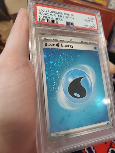 ( 4 SWIRLS POP 68 ) 2023 PSA 10 BASIC WATER ENERGY #003 151 MEW EN ...