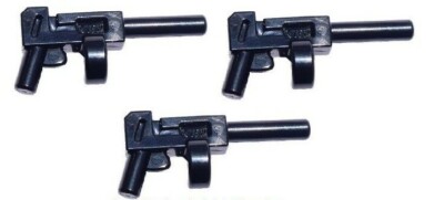 ☀️NEW! Lego Weapon 3x Black TOMMY GUNS Joker Batman Round Magazine Set ...
