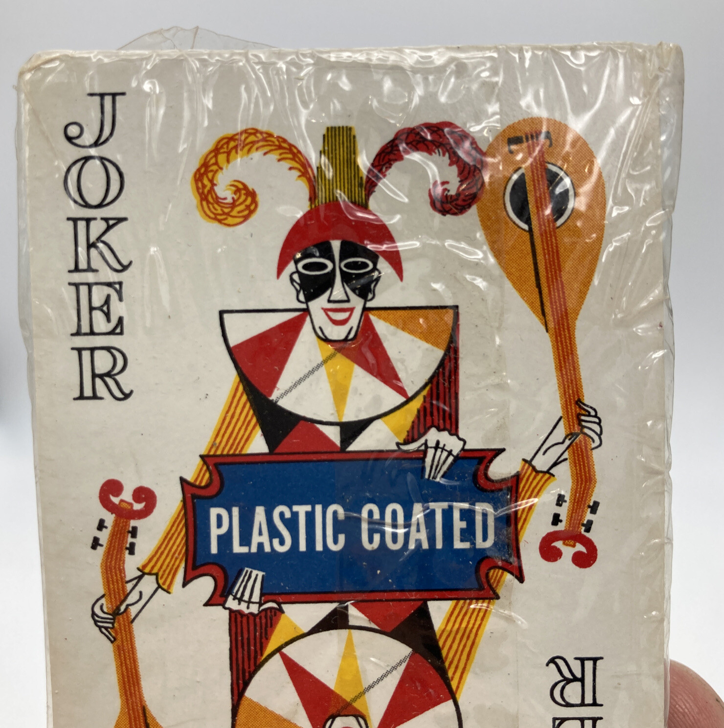 Vintage Whitman Playing Cards Publishing Co Plastic Coated Factory ...