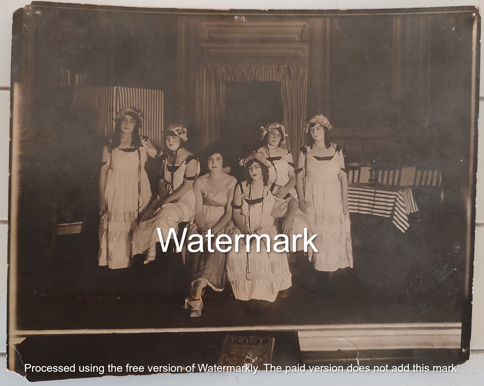 Theatre Women Stage Play Photo Shamokin PA c1930s Robert Swank Vintage ...