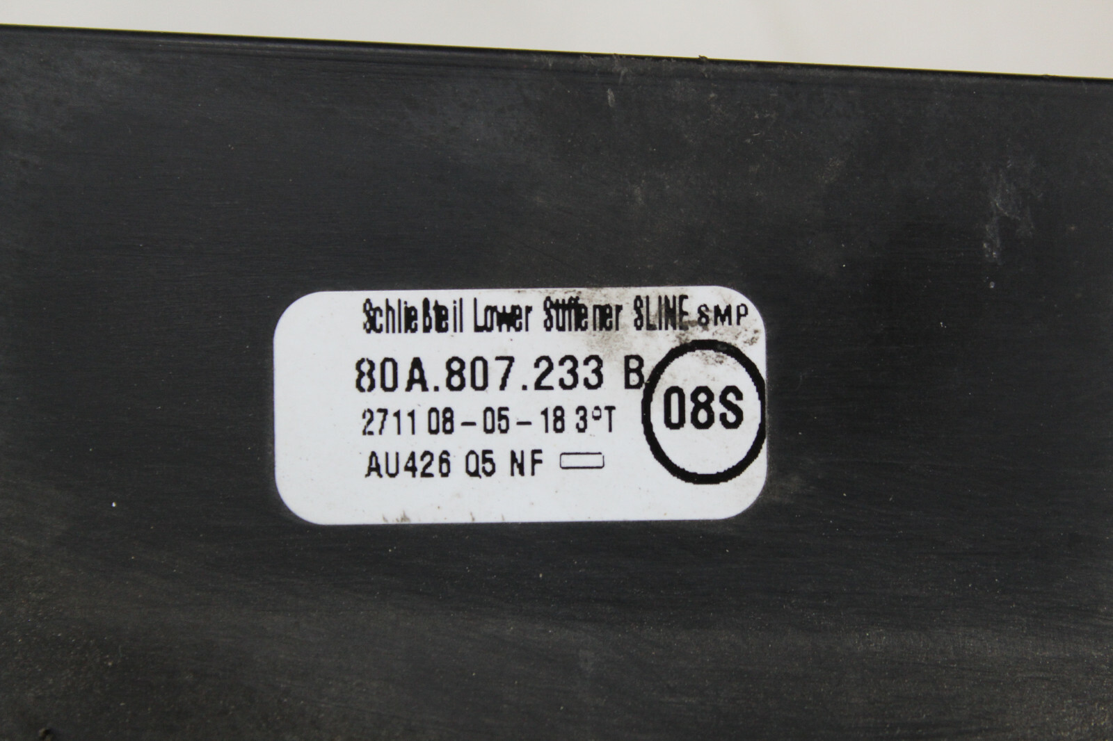 S-LINE Skid Plate + Audi Q5 SQ5 Fy From 17 Closing Unit Bumper ...