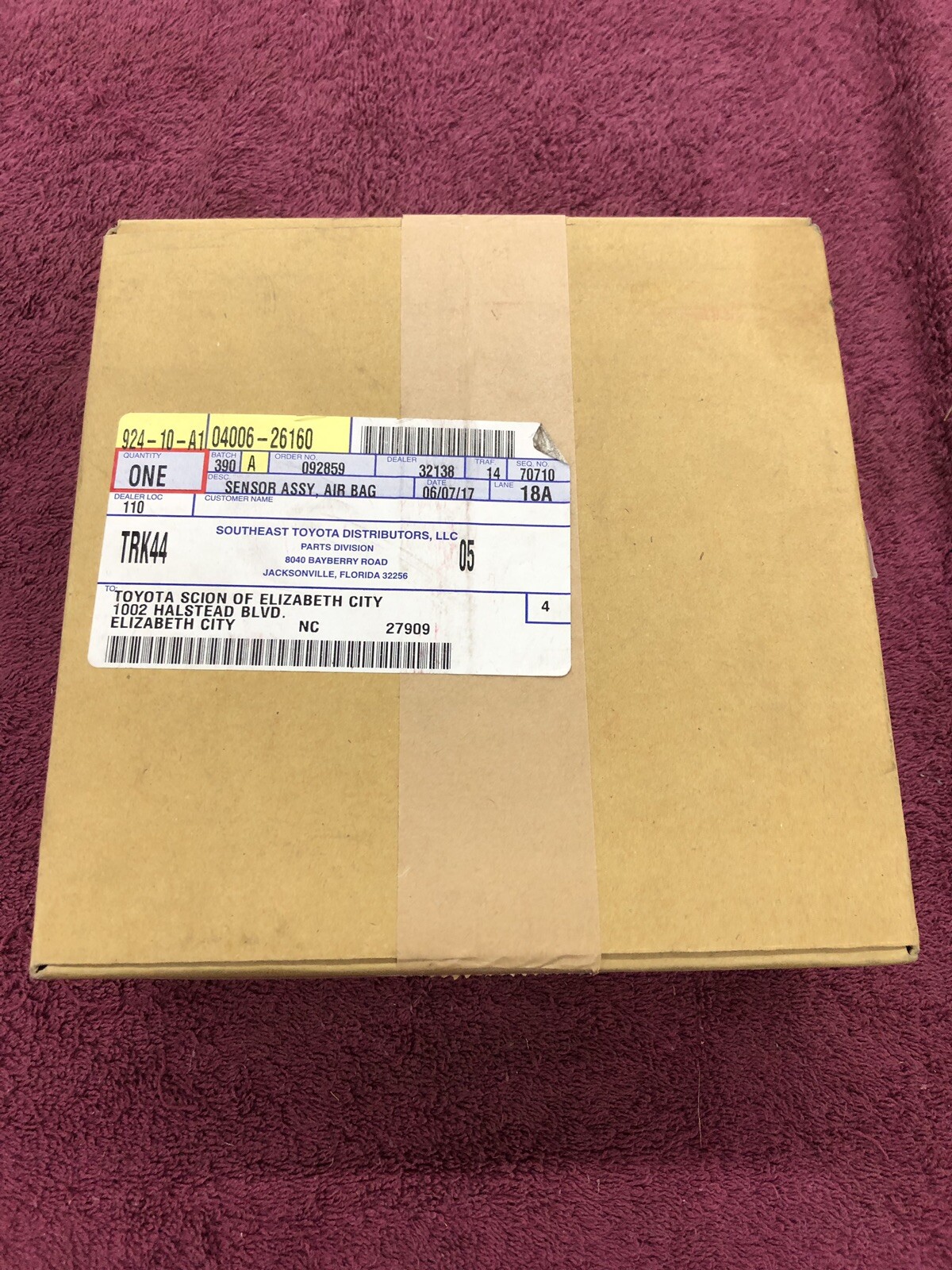 Toyota Occupant Restraint Module Sensor 04006-26160 OEM (171) for sale ...