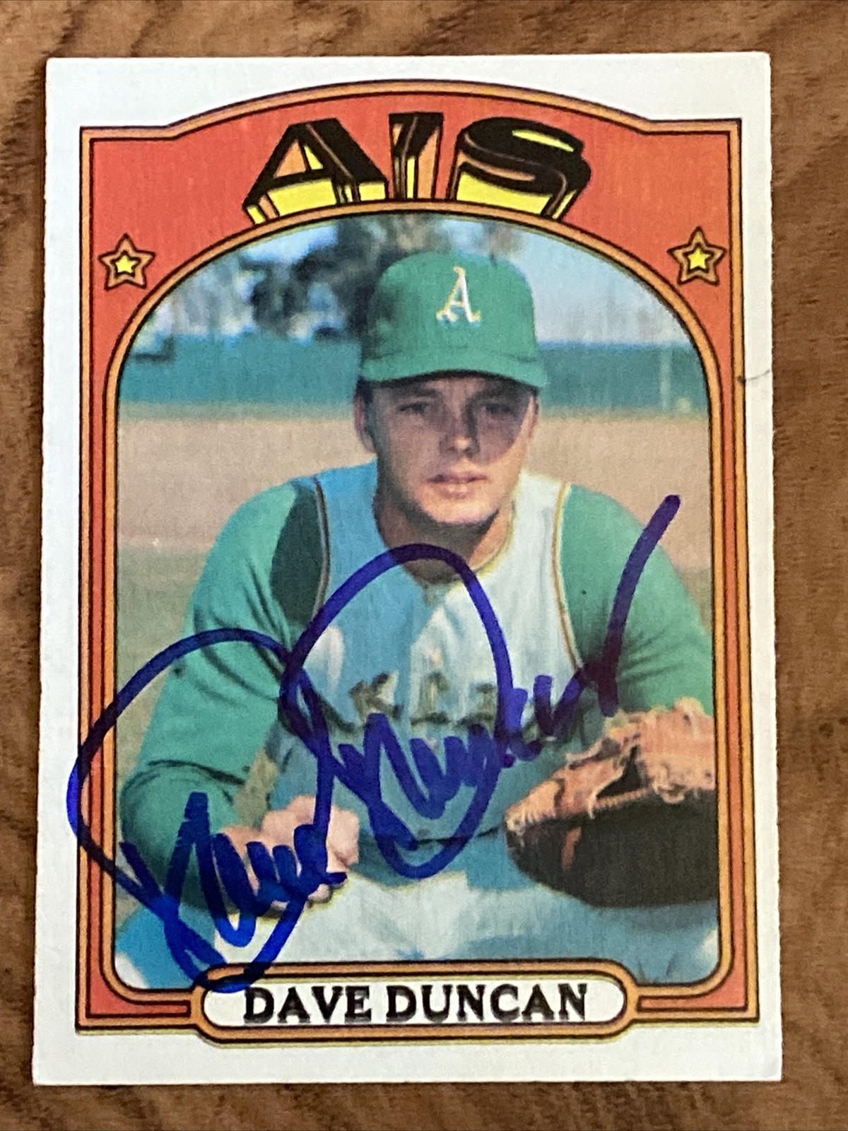 1972 Topps Dave Duncan #17 Autographed SIGNED Card - Oakland A's | eBay