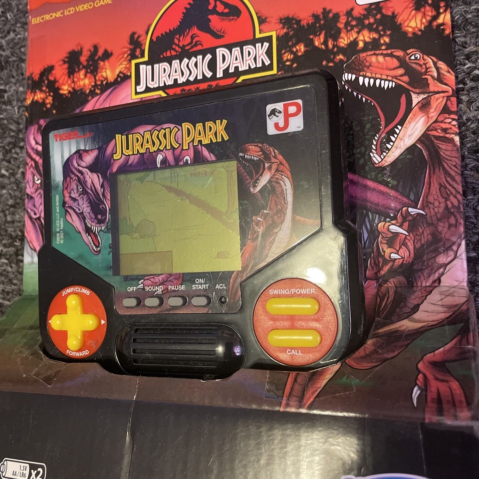 NEW TIGER ELECTRONICS JURASSIC PARK LCD HANDHELD VIDEO GAME 2021 | eBay