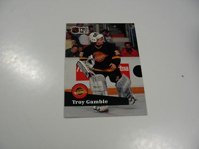Troy Gamble 1991 NHL Pro Set (French) card #238 | eBay