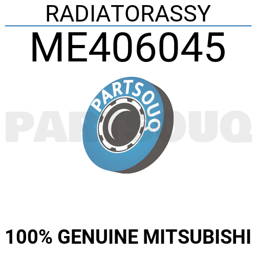 ME406045 Genuine Mitsubishi RADIATORASSY | eBay