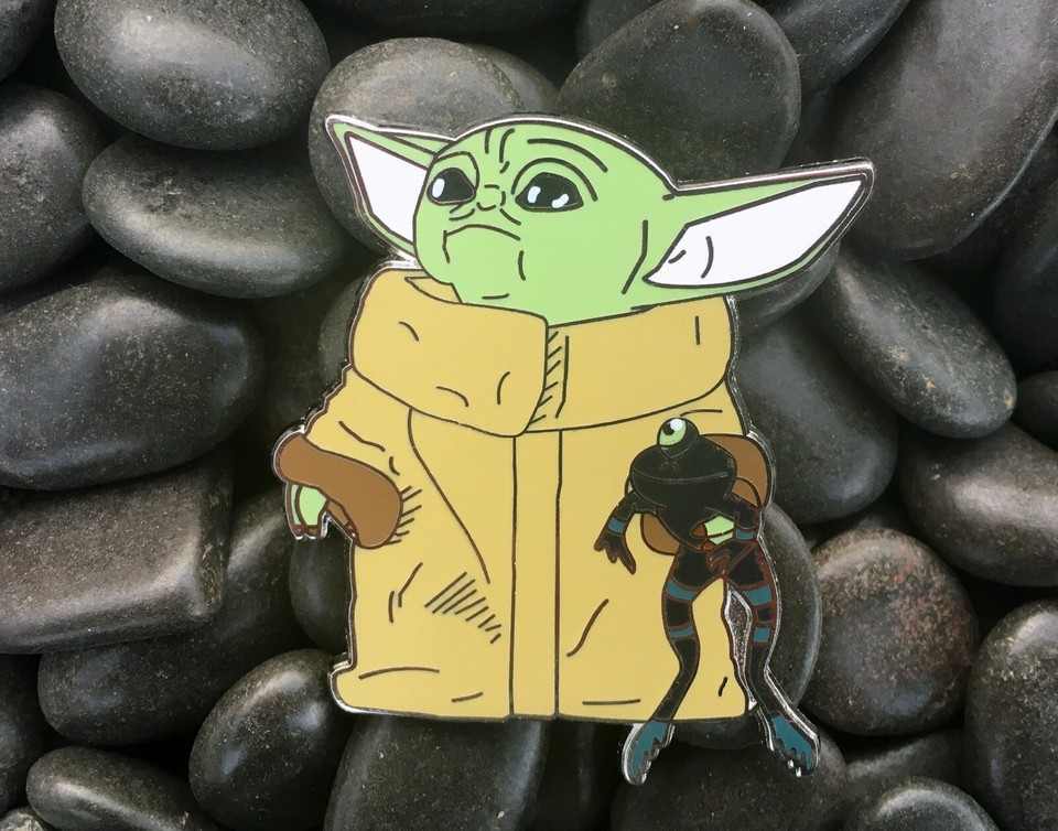 Grogu (Baby Yoda The Child) Mandalorian Disney Fantasy Star Wars Pin | eBay