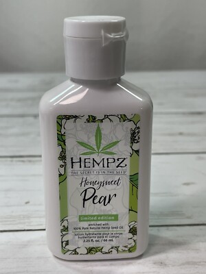 HEMPZ "Honeysweet Pear" Herbal Moisturizer Mini Lotion, Ltd. Ed. - 2.25 ...