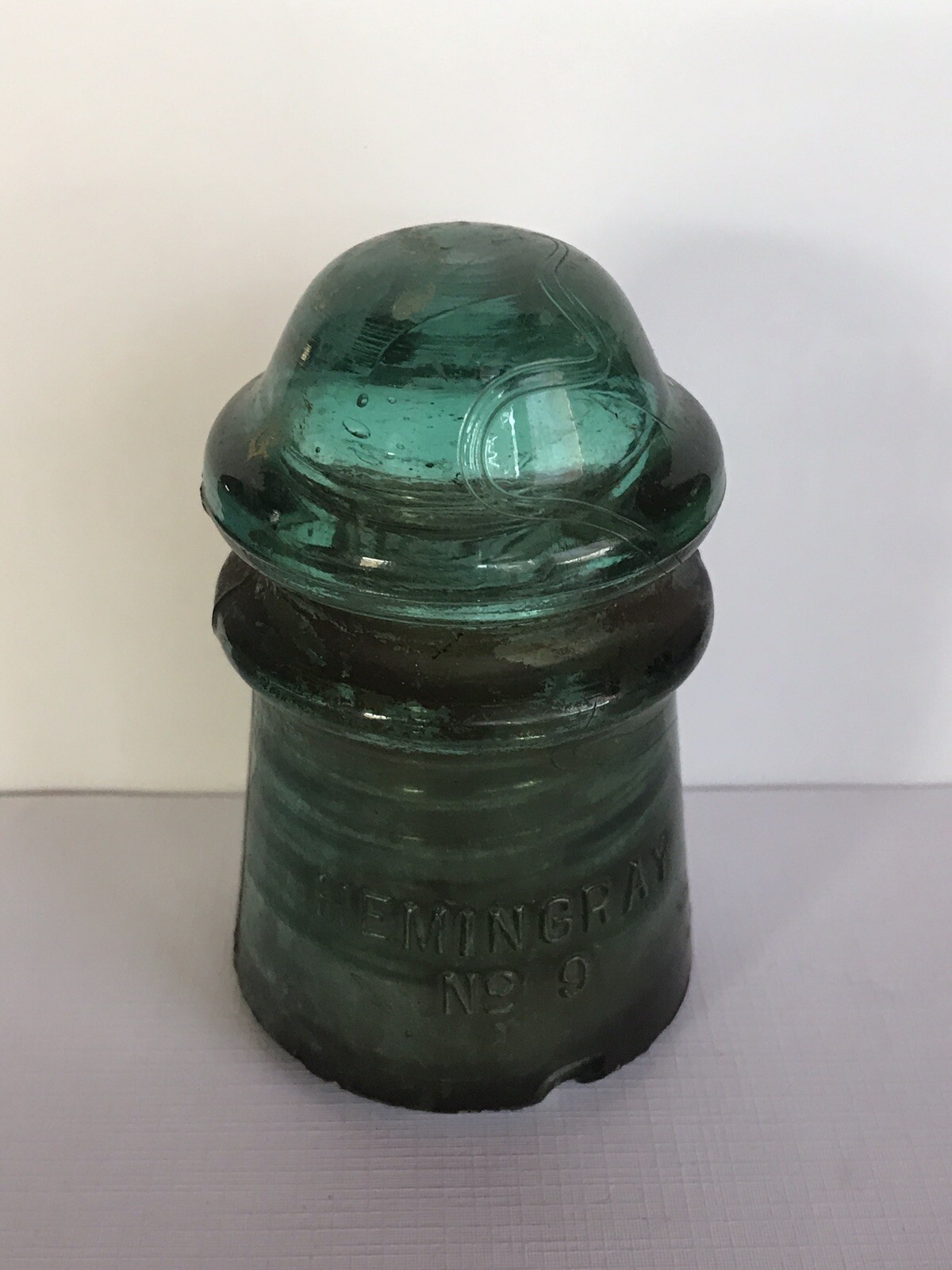 Vintage - Hemingray No.9 - Glass - Railroad - Telegraph - Insulator ...