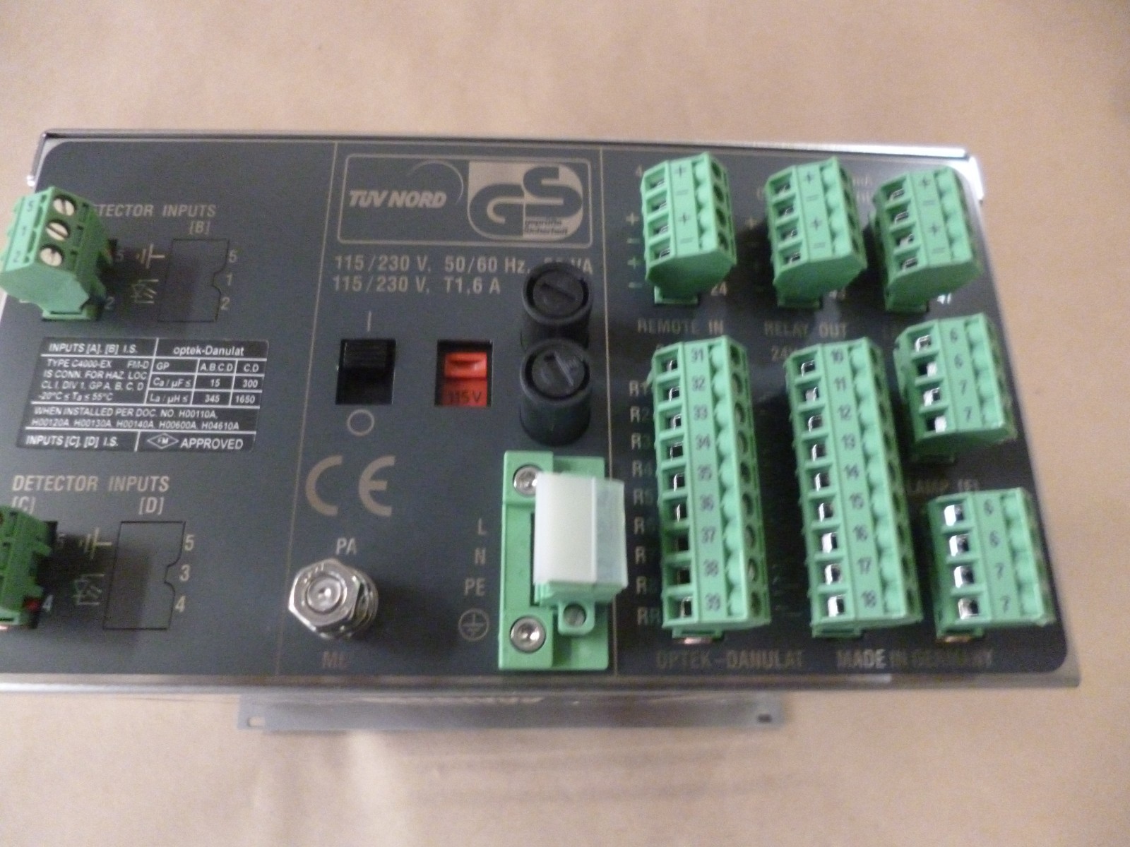 OPTEK Control C4000 Series Photometric Converter C4222-ex Fm-d for sale ...