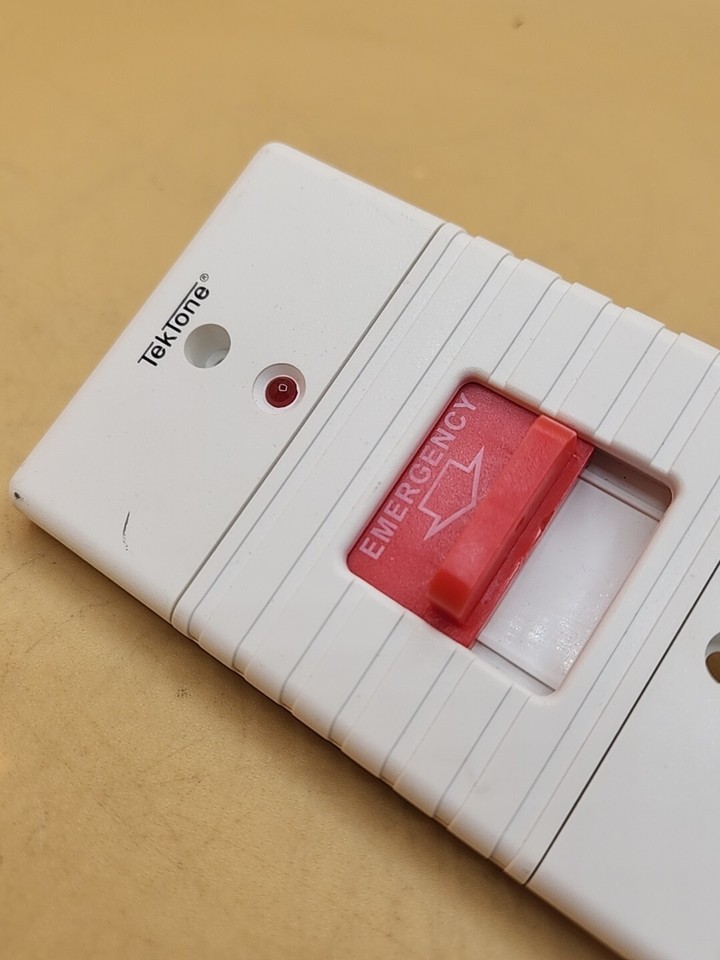 TEKTONE SF155B 567Y Signaling White Red Emergency Button New No Box | eBay