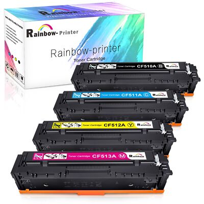 4P For HP Laserjet Pro MFP M181fw M180nw M154nw M154 Color Toner CF510A ...