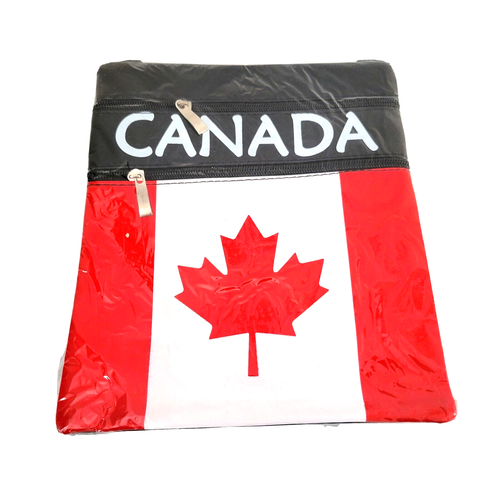 Canada Flag Purse Pouch NWT Souvenir Red White Blue Maple Leaf ...