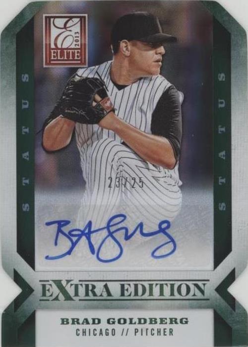 2013 Panini Elite Extra Edition - Brad Goldberg #52 Status Emerald Die ...