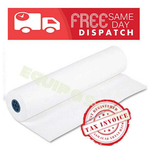 White Gifts Wrapping Packaging Paper Roll 80 GSM 600 - 900mm wide ...