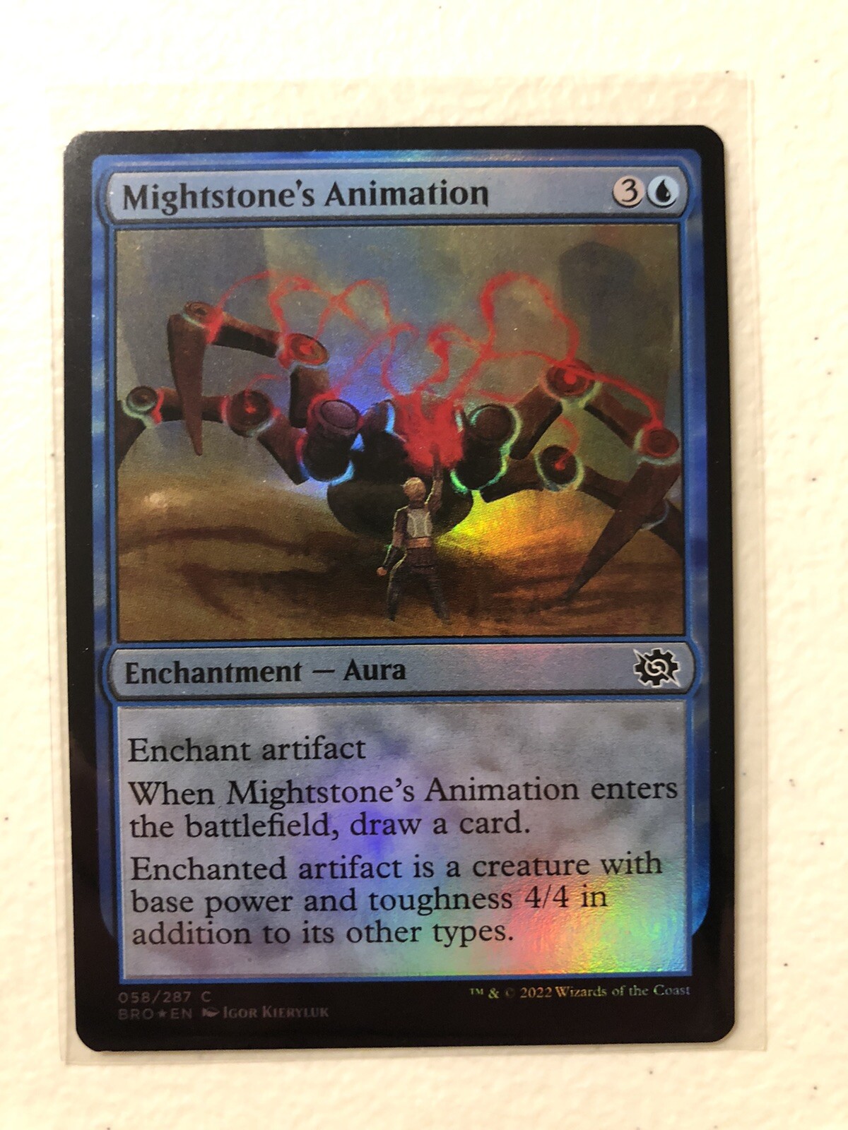 Mightstone’s Animation Foil The Brothers War BRO MTG Magic The ...
