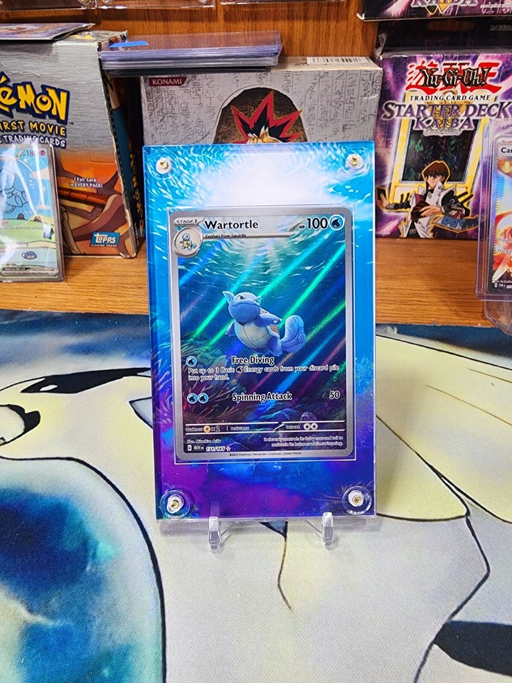 Pokemon 151 Blastoise EX 200 Squirtle 170 Wartortle 171 Custom Case ...
