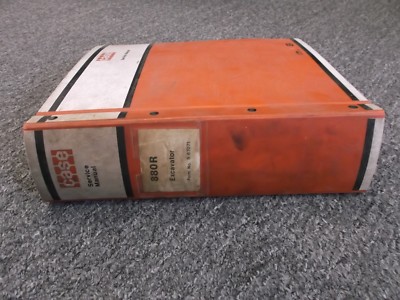 Case 880R Wheel Hydraulic Excavator Shop Service Repair Manual 9-67071 ...