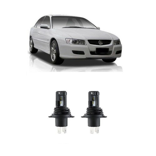 For Holden VZ Commodore White Bright Lumi LED Hi Low H4 Beam Conversion ...