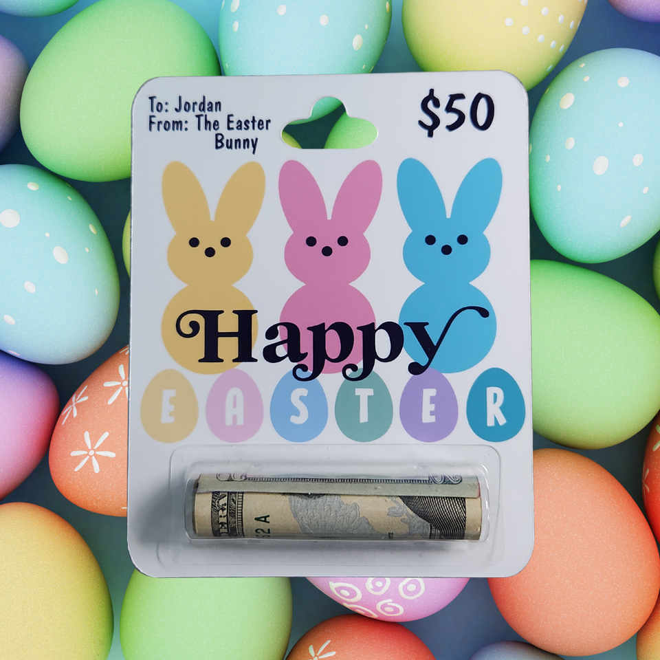 Easter Money Card, Personalized Gift, Unique Easter Gift, Gift for ...