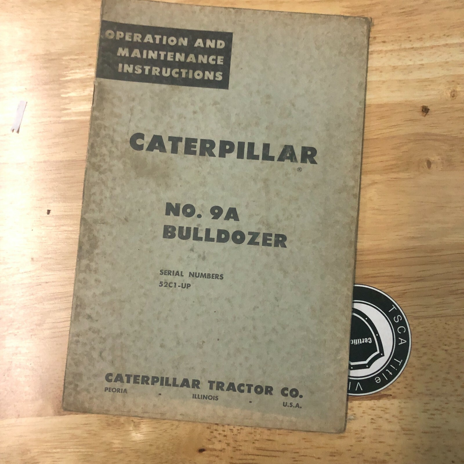 CAT CATERPILLAR D9 blade OPERATION MAINTENANCE MANUAL D9A | eBay
