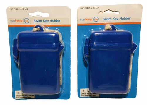 2x Money ID Key Holder Plastic Case Swim Beach Lake Boat Water Sports ...