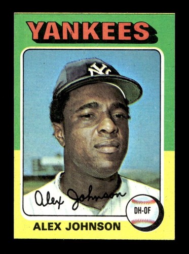 1975 Topps MINI #534 Alex Johnson Yankees NEAR MINT *8m | eBay