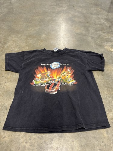 vtg y2k NINETENDO Mario Kart Wii t-shirt YOUTH BOYS XL tag mariokart ...