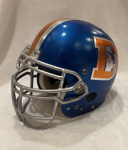 VINTAGE DENVER BRONCOS CHROME CUSTOM FULL SIZE FOOTBALL HELMET ...