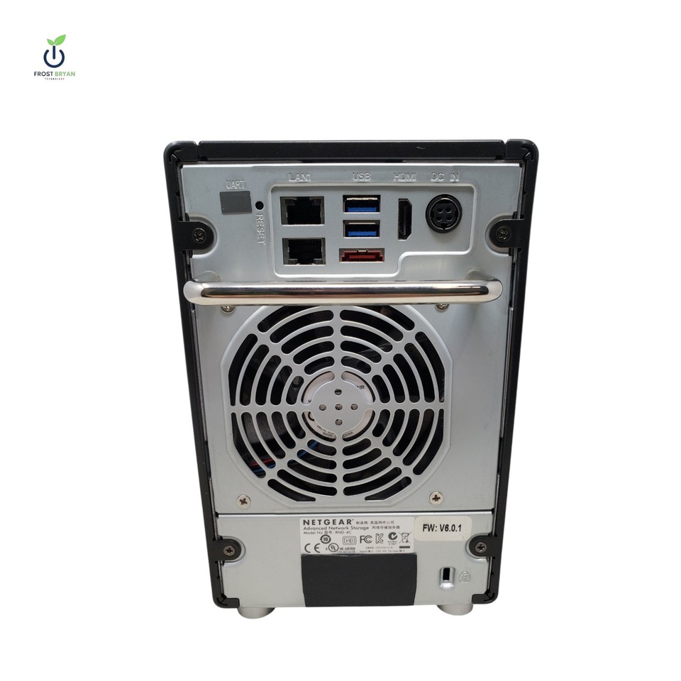 NETGEAR RN31400 ReadyNAS 4-Bay Network Storage Enclosure No HDD Grade C ...