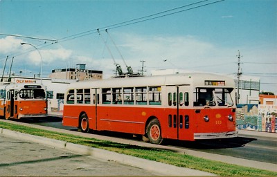 Edmonton Transit System #113 Pullman Standard Trolley Coach Bus ...