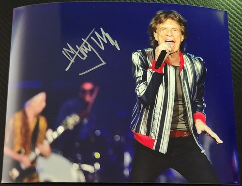 Mick Jagger Signed 8x10 COA Autograph Photograph | eBay
