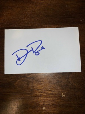DARREN DAYE - BASKETBALL - AUTOGRAPH SIGNED - INDEX CARD -AUTHENTIC ...