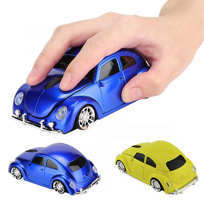 Beetle car shape Wireless Gaming Mouse USB Ergonomic Optical For PC ...