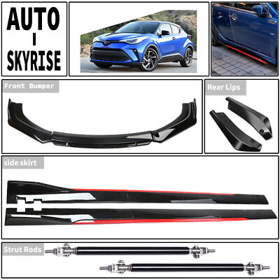 For Toyota CHR C-HR Front Bumper Lip Splitter +Side Skirts Rear ...