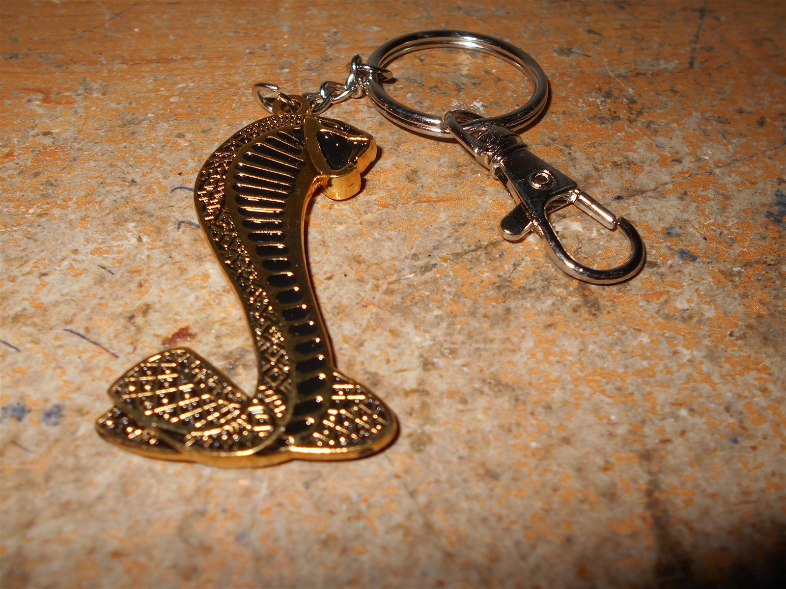 Shelby Cobra SVT Mustang Cobra GT350 GT500 Metal Snake Keychain | 2 1/4 ...