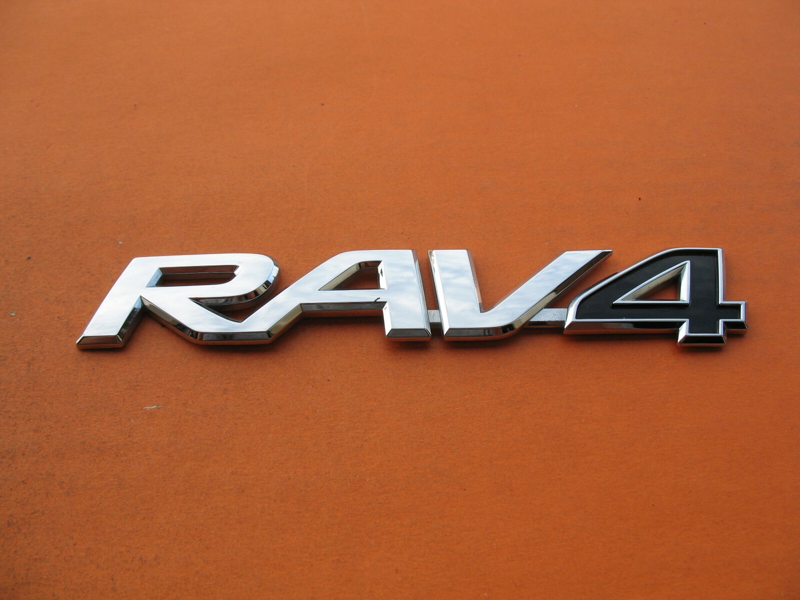 06 07 08 09 10 11 12 TOYOTA RAV4 REAR LID CHROME EMBLEM LOGO BADGE SIGN ...