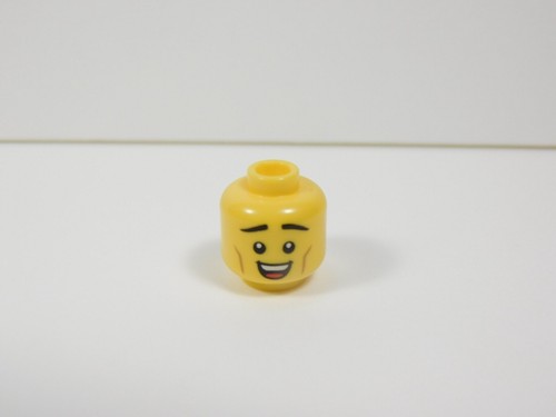 LEGO Yellow Male Boy Dual Sided Head Minifig Smile Angry Q7 | eBay