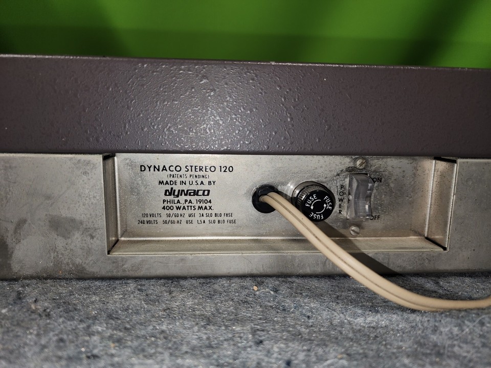 Vintage Dynaco 120 Stereo Power Amplifier AMP Tested Works | eBay