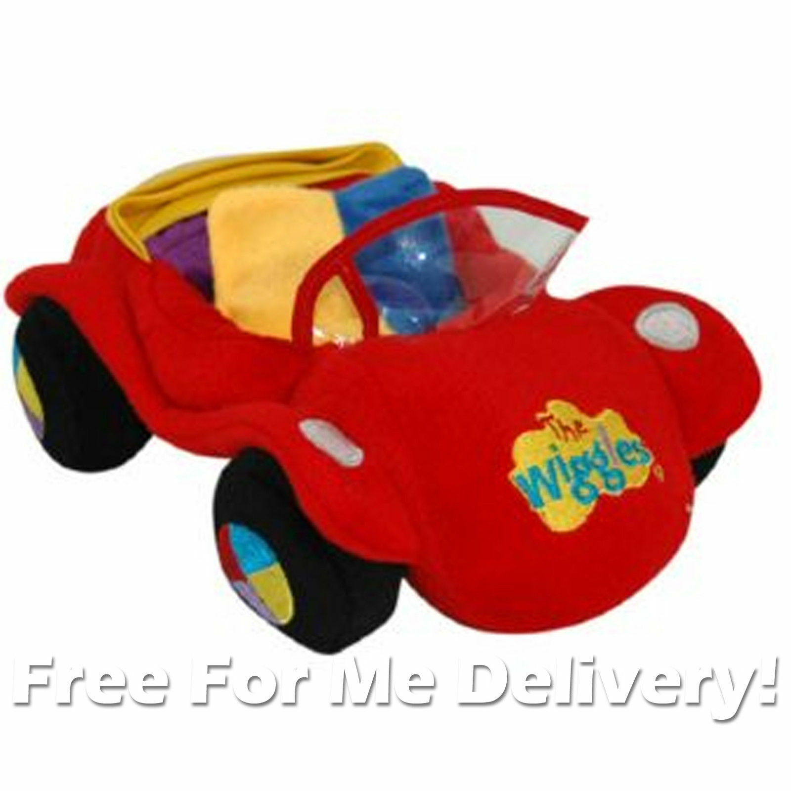 Wiggles Licensed Big Red Car Plush Stuffed Fun Gift Toy 28cm **FREE ...