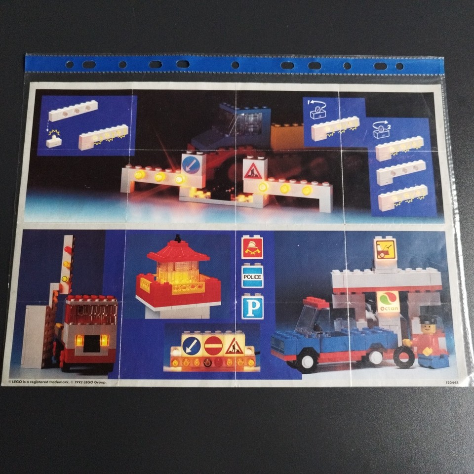 Lego advertising pampflet poster. From 1992. Size A4. Electric. | eBay
